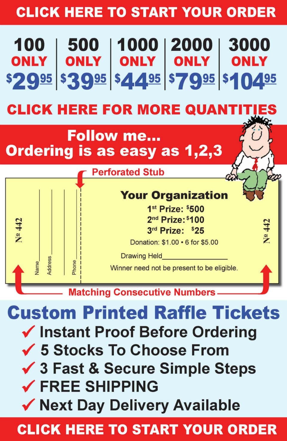 Custom Raffle Tickets Are Our Specialty RaffleTicket