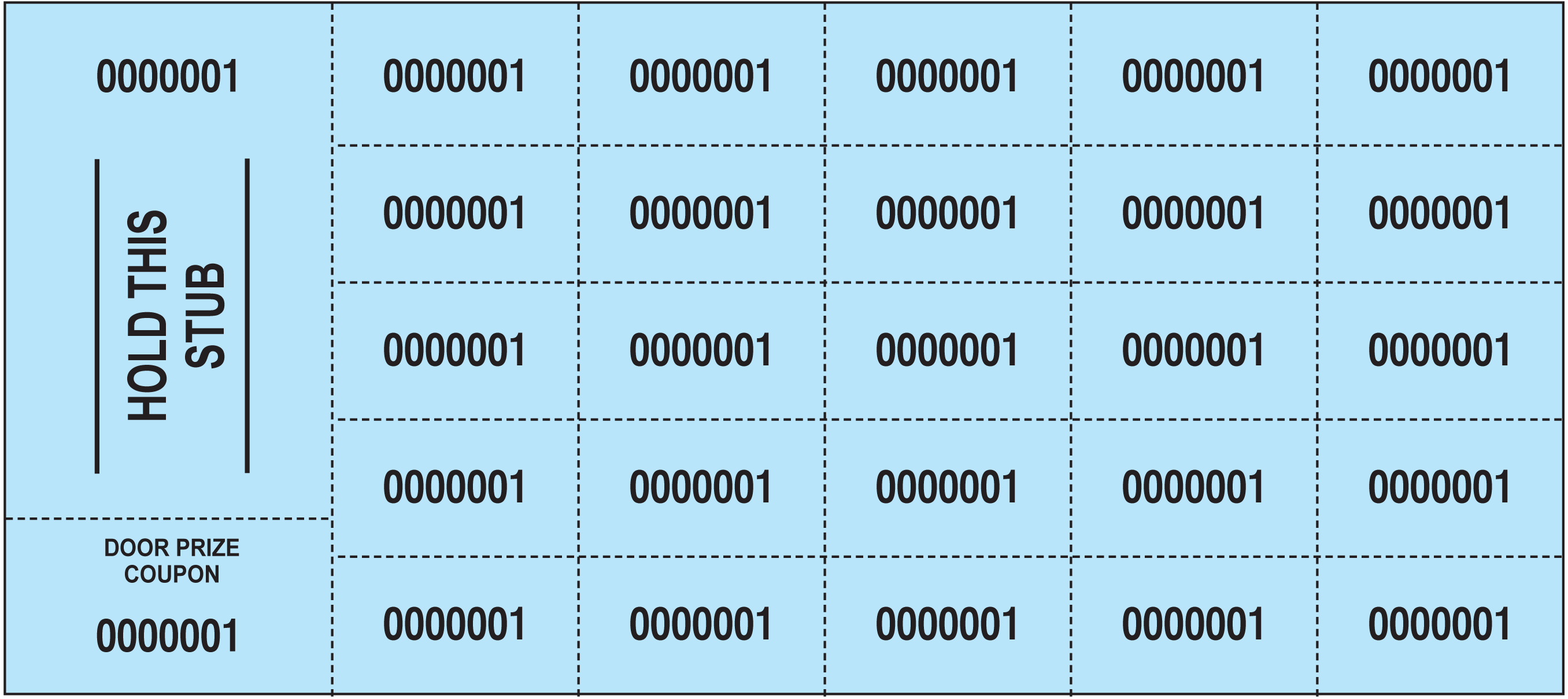 Chinese Auction Ticket Template TUTORE ORG Master Of Documents